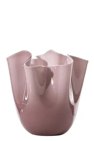 VENINI Medium 'fazzoletto' Vase - Pink