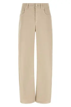 Brunello Cucinelli Garment-dyed Jeans - Beige