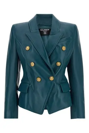 Balmain Testa Di Leone' Blazer - Blue