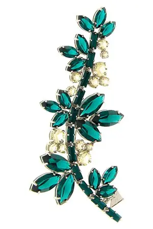 Prada Crystal Flowers Brooch