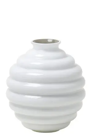 VENINI Deco' Vase - White