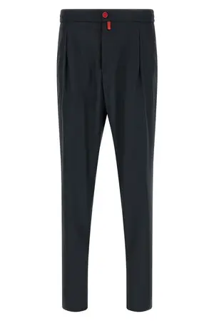 Kiton Red Button Pants