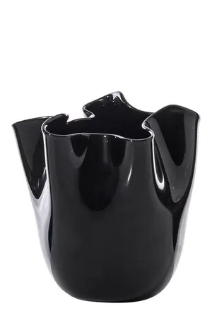 VENINI Fazzoletto' Pot ⌀ 23 Cm - Black