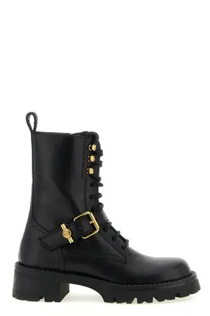 Versace Ankle Boots With Buckle