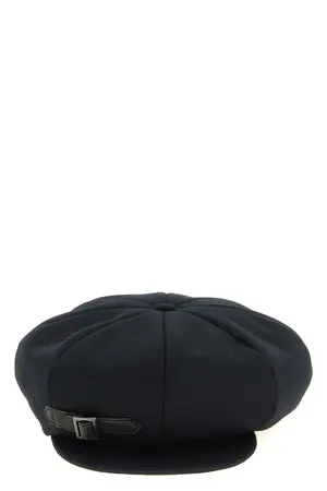 Yohji Yamamoto 8 Panel Casquette Hat - Black