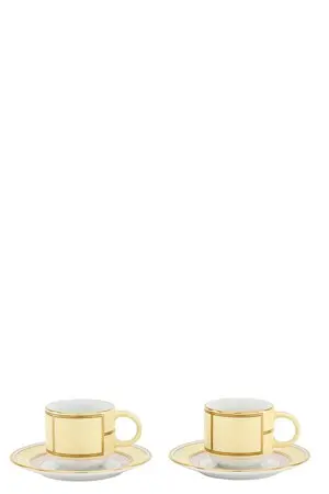 GINORI 1735 Diva' Coffee Set - Yellow
