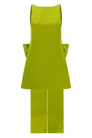 SELF-PORTRAIT Maxi Bow Dress