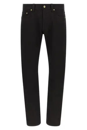 Versace Medusa Embroidery Jeans - Black