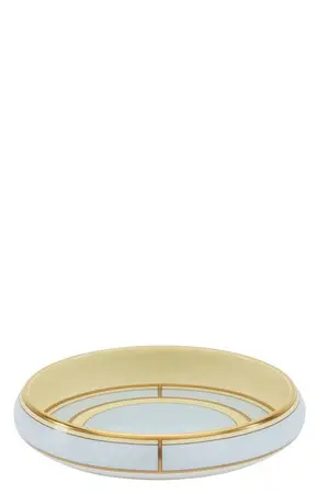 GINORI 1735 Diva' Round Valet Tray - Light Blue