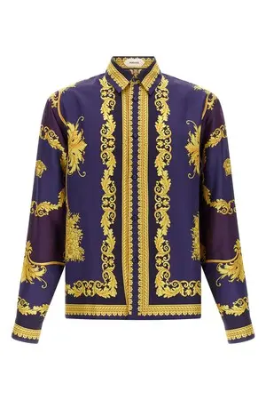 Versace New Barocco' Twill Shirt - Multi