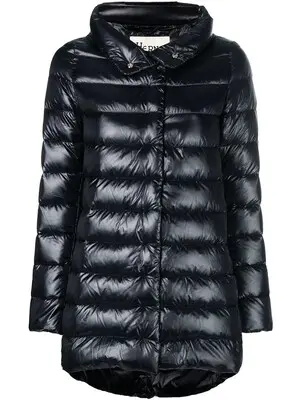 Herno Amelia Quilted Puff Coat - Black