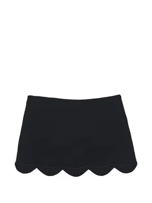 Marc Jacobs Scalloped Wool Skirt