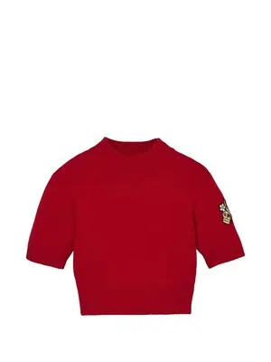 Marc Jacobs Tattoo Patch Mock Neck Top