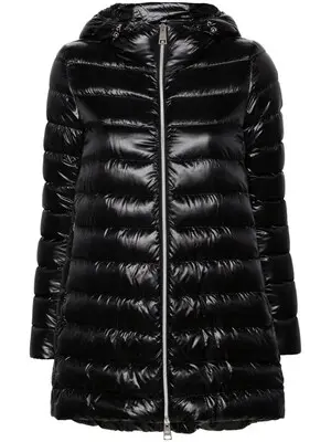 Herno Quilted Puff Coat - Black