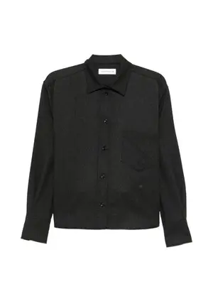 Victoria Beckham Virgin Wool Flannel Shirt