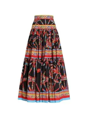 Dolce & Gabbana Carretto Print Skirt