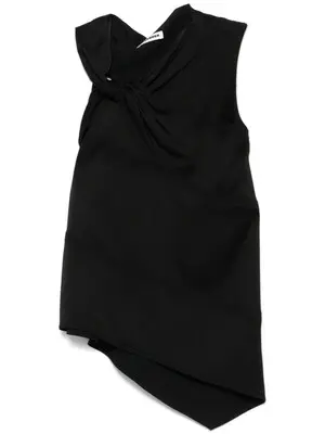 JIL SANDER Sleeveless Top - Black