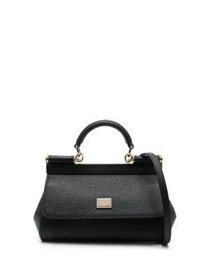 Dolce & Gabbana Mini Sicily Stampa Dauphine - Black