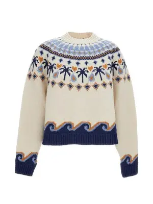 Alanui Sweet Winter Sweater - White