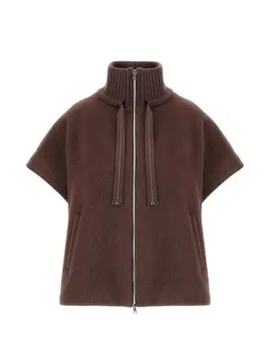 Herno Alpaca Cape - Brown