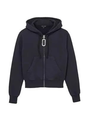 Marc Jacobs Pop J Marc Cropped Zip-up - Gray