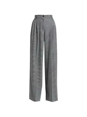 Dolce & Gabbana Prince Of Wales Trousers - Gray