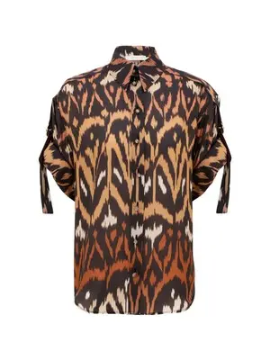 Zimmermann Aster Silk Relaxed Shirt
