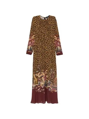 Etro Animalier Print Dress