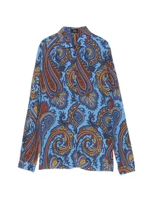 Etro Printed Silk Shirt