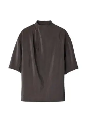 LEMAIRE Short Sleeve Tunic - Brown