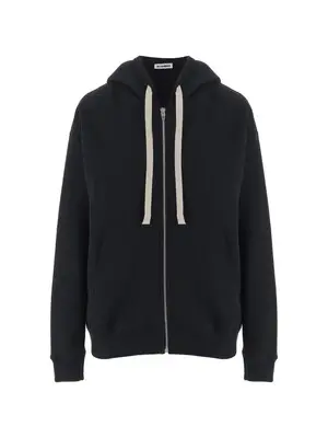 JIL SANDER Cotton Hooded Sweatshirt