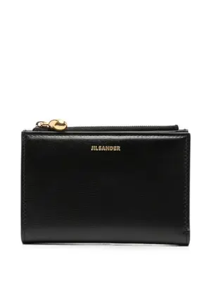 JIL SANDER Leather Wallet - Black