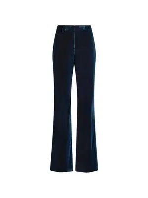 Etro Velvet Trousers - Blue