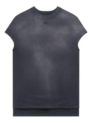 COURREGES Oversized Solarized T-shirt