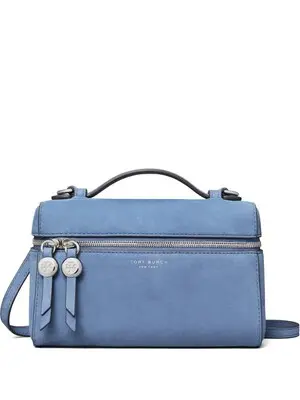Tory Burch Romy Slim Nubuck Top Handle - Blue