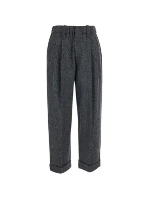 Brunello Cucinelli Tweed Trousers