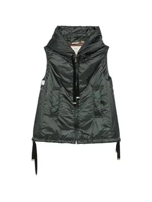 Max Mara Hooded Sleeveless Puff Coat