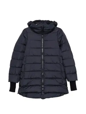 Herno A-shape Chamonix Hooded Puff Coat - Blue