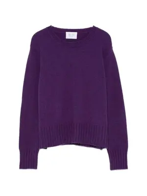BE YOU Crew Neck Sweater - Purple
