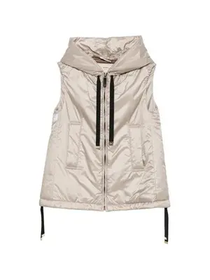 Max Mara Hooded Puffed Coat - Beige