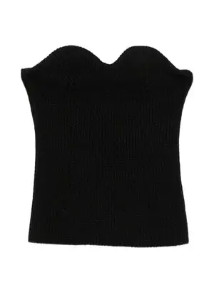 JIL SANDER Ribbed Knit Top