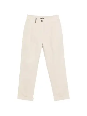 Peserico Cuffed Trousers - Beige
