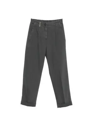 Peserico Cuffed Trousers - Gray