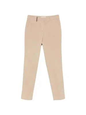 Peserico Straight Leg Trousers - Beige