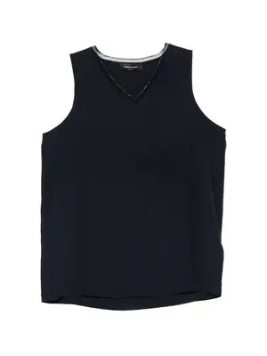 Fabiana Filippi V-neck Sleeveless Top