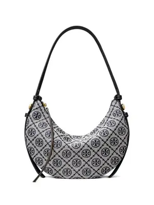 Tory Burch Romy T Monogram Half Bag