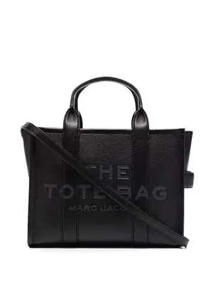Marc Jacobs The Leather Medium Tote Black