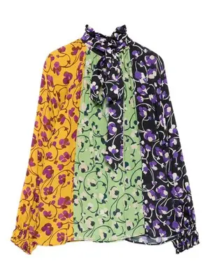 La DoubleJ Cerere Patchwork Blouse - Multi
