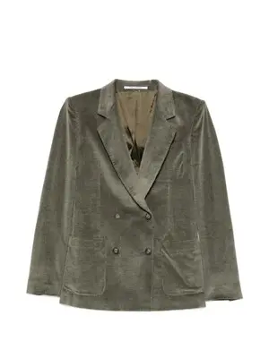 Tagliatore Nayade Velvet Double-breasted Blazer