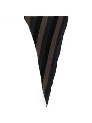 PIN1876 Stripe Scarf Blue